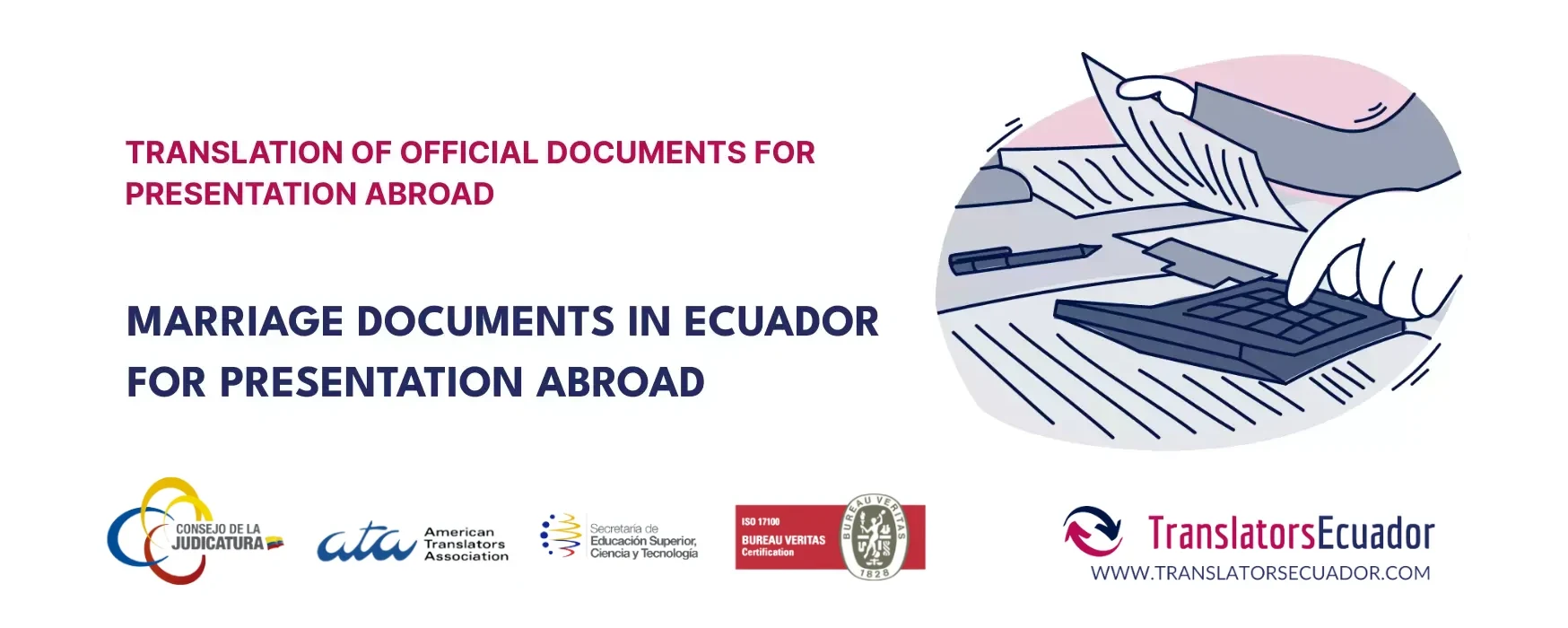 Translate a Marriage Certificate to Spanish in Quito