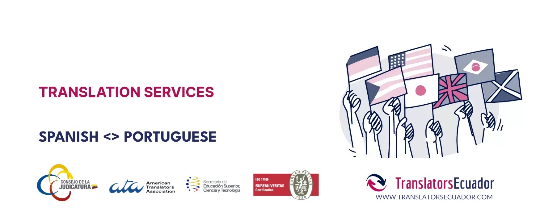 Certified Legal Translation in Portuguese & Spanish – Ecuador